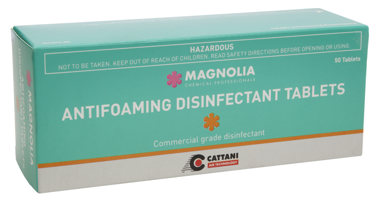 Antifoaming Disinfectant Tablets | Cattani Australasia