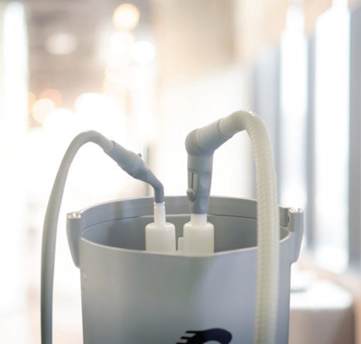 Three steps for dental suction infection prevention and control