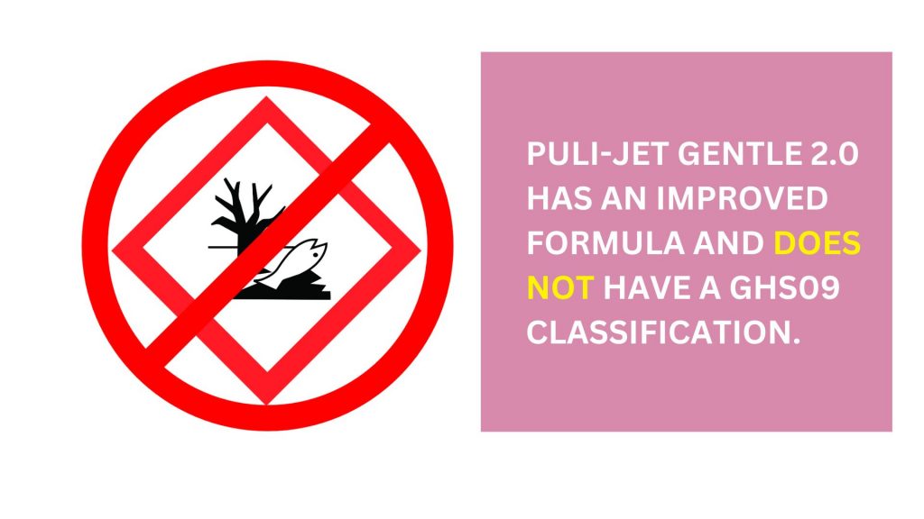 PULI-JET Gentle 2.0 – An improved formula for a better environment
