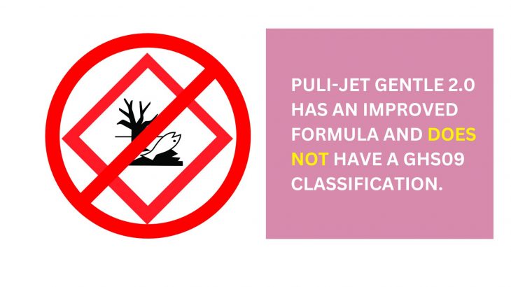 PULI-JET Gentle 2.0 – An improved formula for a better environment